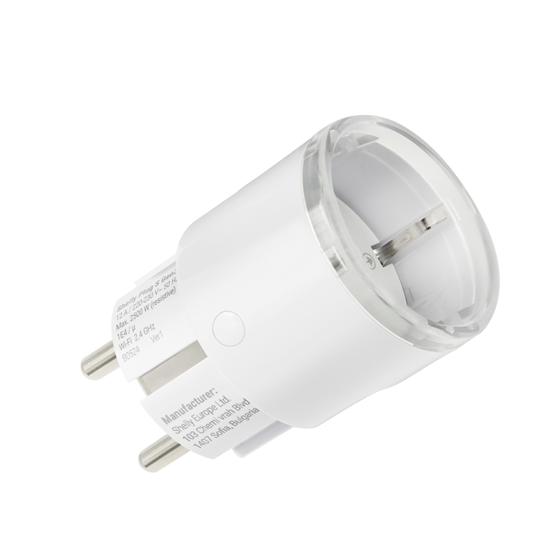 Shelly Enchufe Smart Plug S Gen 3 Blanco - Innov8 Iberia